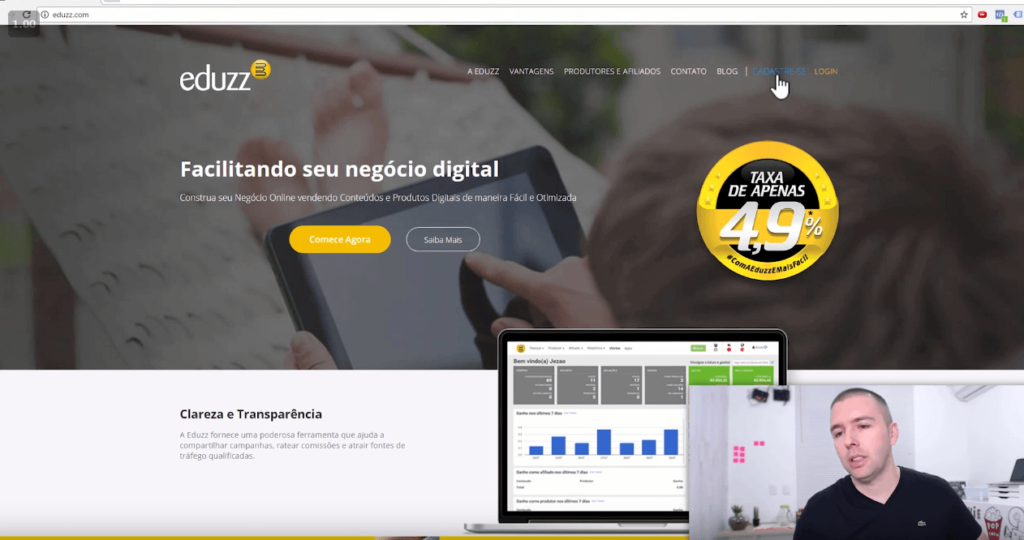 Como se cadastrar na Eduzz - Passo a Passo Simples e Grátis